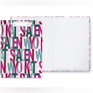 kate spade | Office | Kate Spade Layered Logo Clipboard Folio | Poshmark